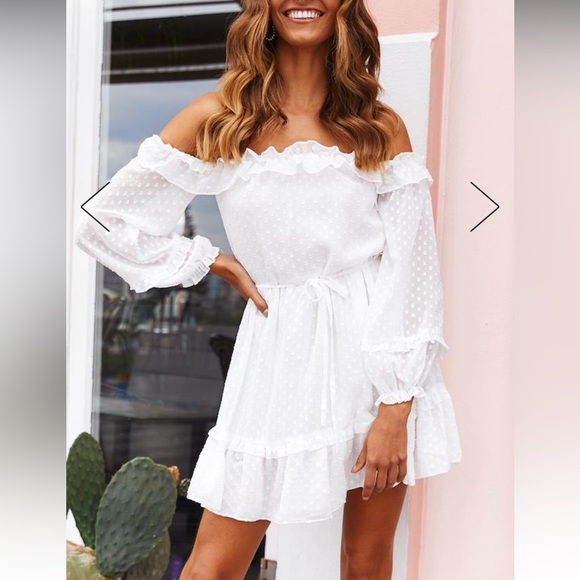 Hello Molly | Dresses | Hello Molly My Last Day Dress White Size Us ...